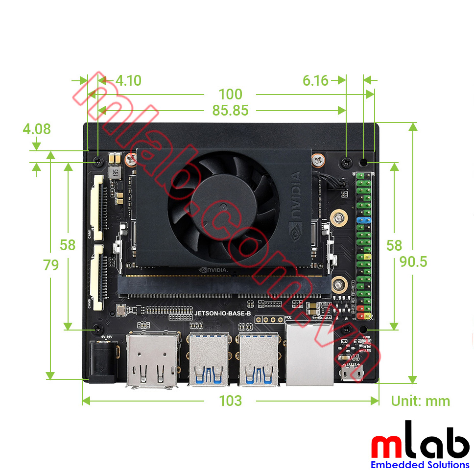 Combo Jetson Xavier NX Module tích hợp khe cắm SSD M.2 giải pháp thay thế cho NVIDIA Jetson ...